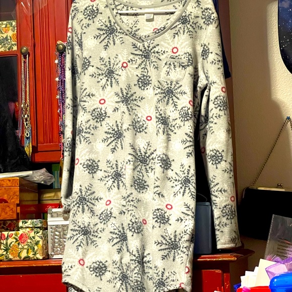 Jaclyn Intimates | Intimates & Sleepwear | Fleece Dresslounger Ls Vtg ...